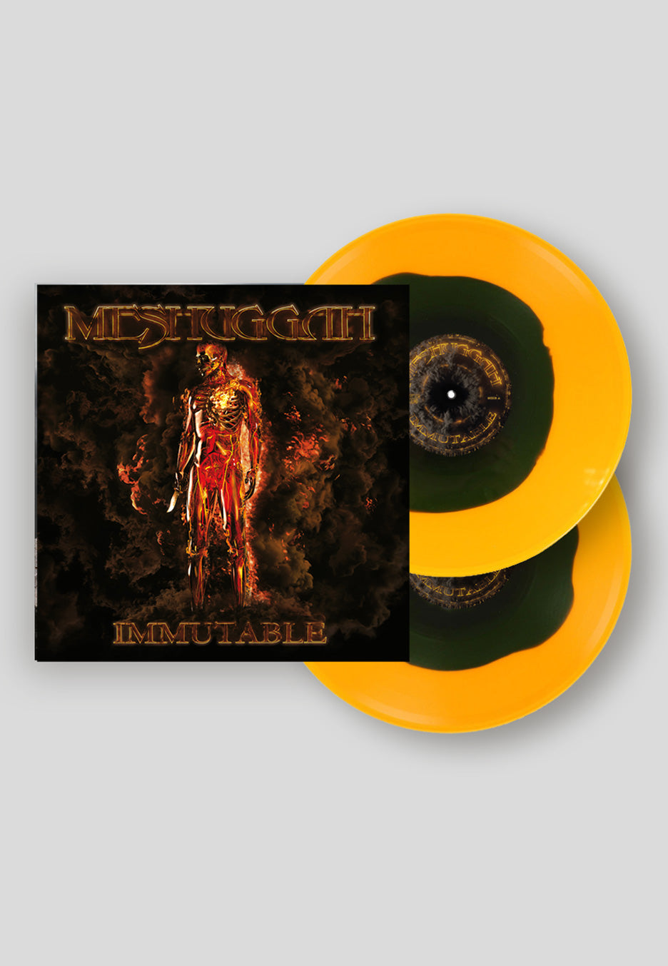 Meshuggah - Immutable Ltd. Orange/Black Circle - Colored 2 Vinyl | Impericon