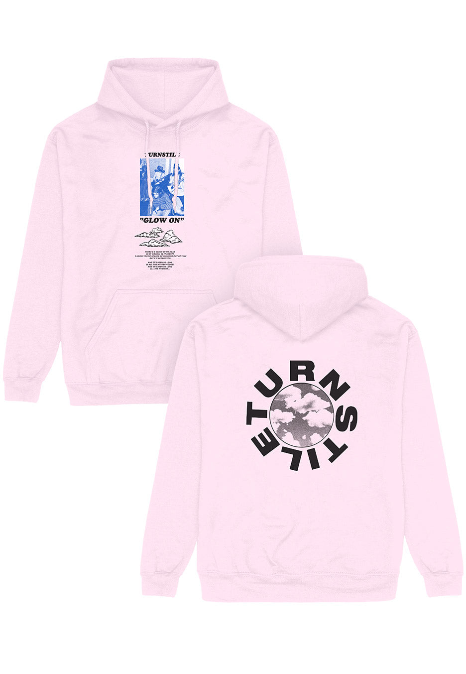 Turnstile - Crouch Glow Light Pink - Hoodie | Impericon