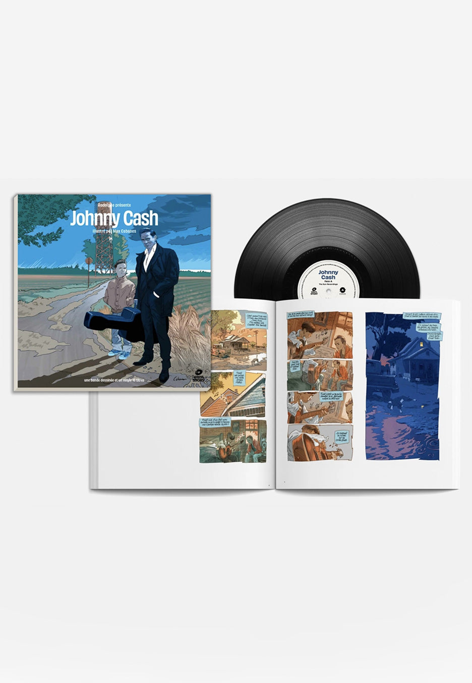 Johnny Cash - Vinyl Story - Vinyl + Hardback Illustrated Book | Impericon