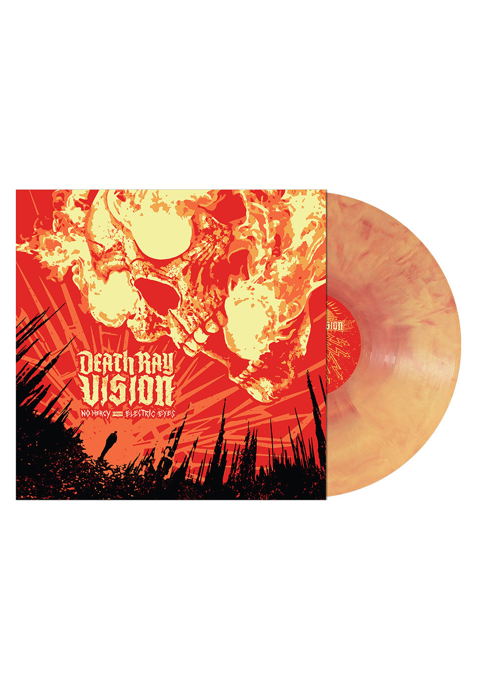 Death Ray Vision - No Mercy From Electric Eyes Red/Yellow - Marbled Vi