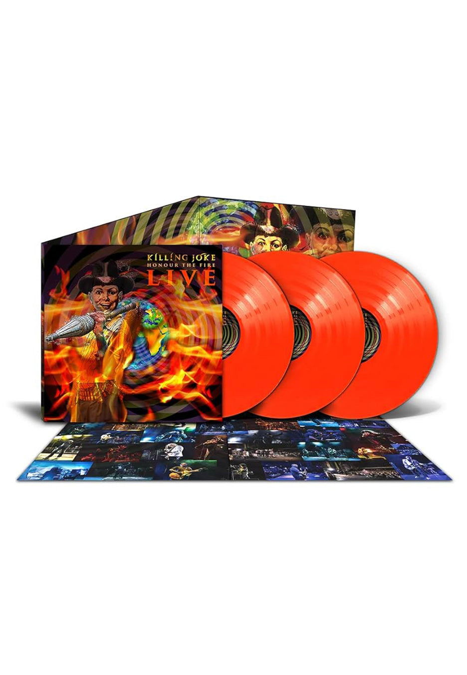 Killing Joke - Honour The Fire Live Ltd. Orange - Colored 3 Vinyl ...