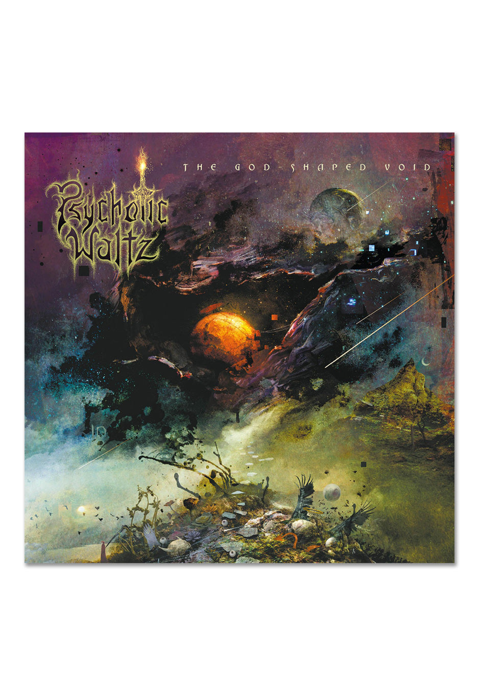 Psychotic Waltz - The God-Shaped Void Ltd. Transparent Red/Solid White