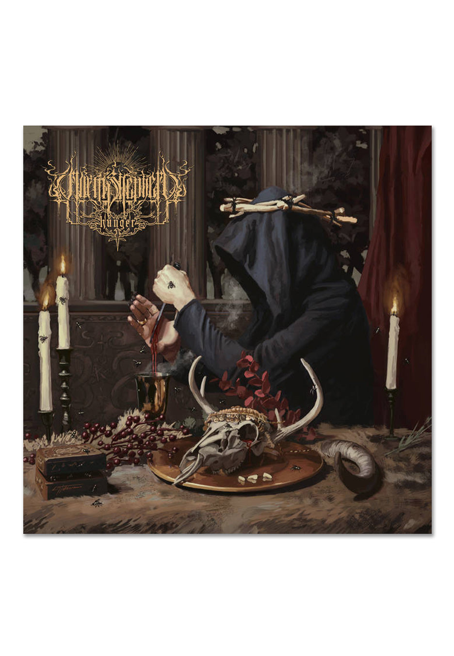 Worm Shepherd - Hunger Ltd. Oxblood & Gold - Colored 2 Vinyl