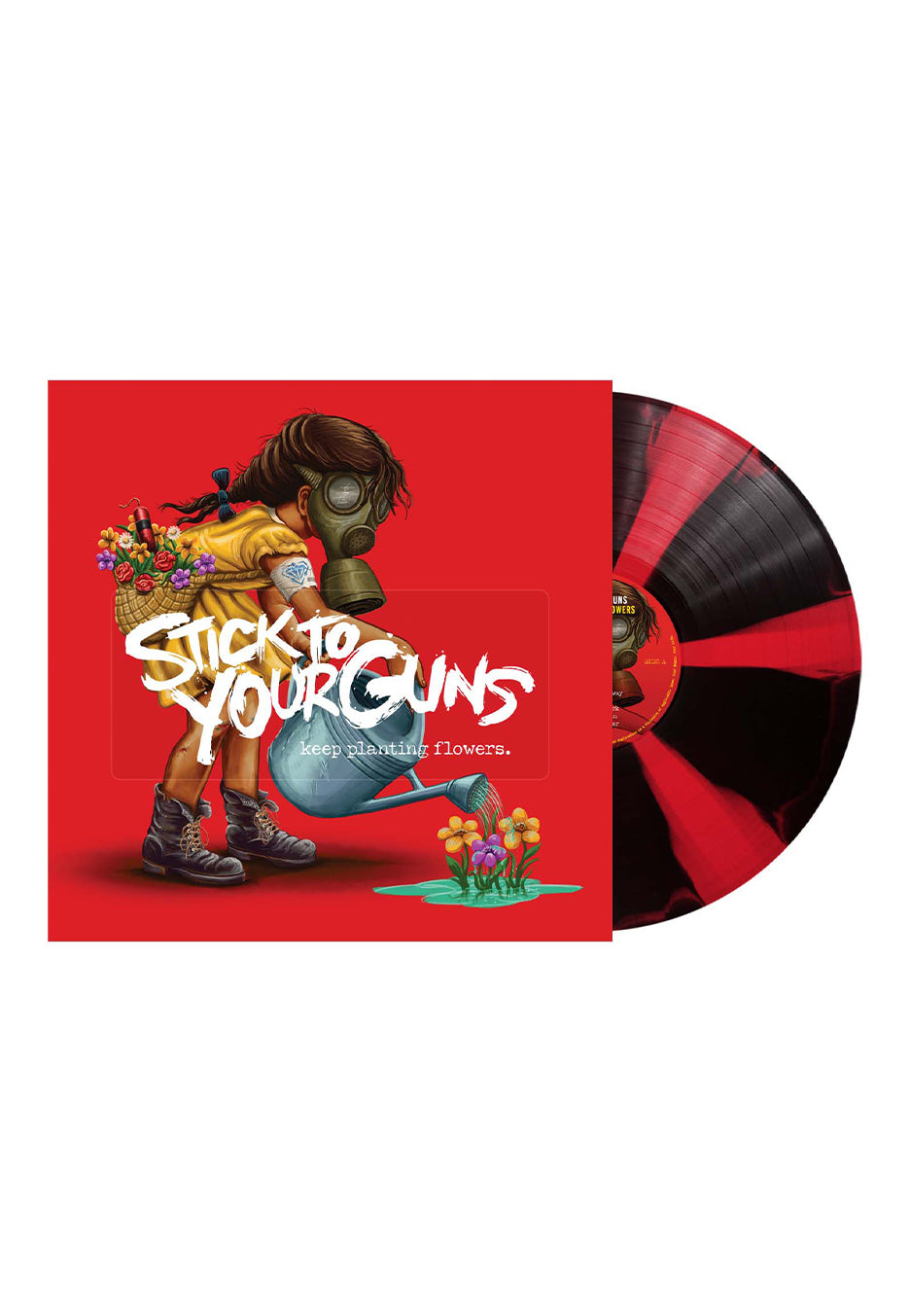 Stick To Your Guns - Keep Planting Flowers Ltd. Black/ Red Cornetto