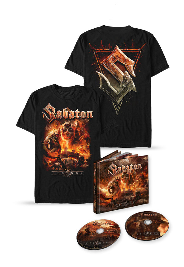 Sabaton - Legends Cover T-Shirt - Digi 2 CD Special Pack | Impericon