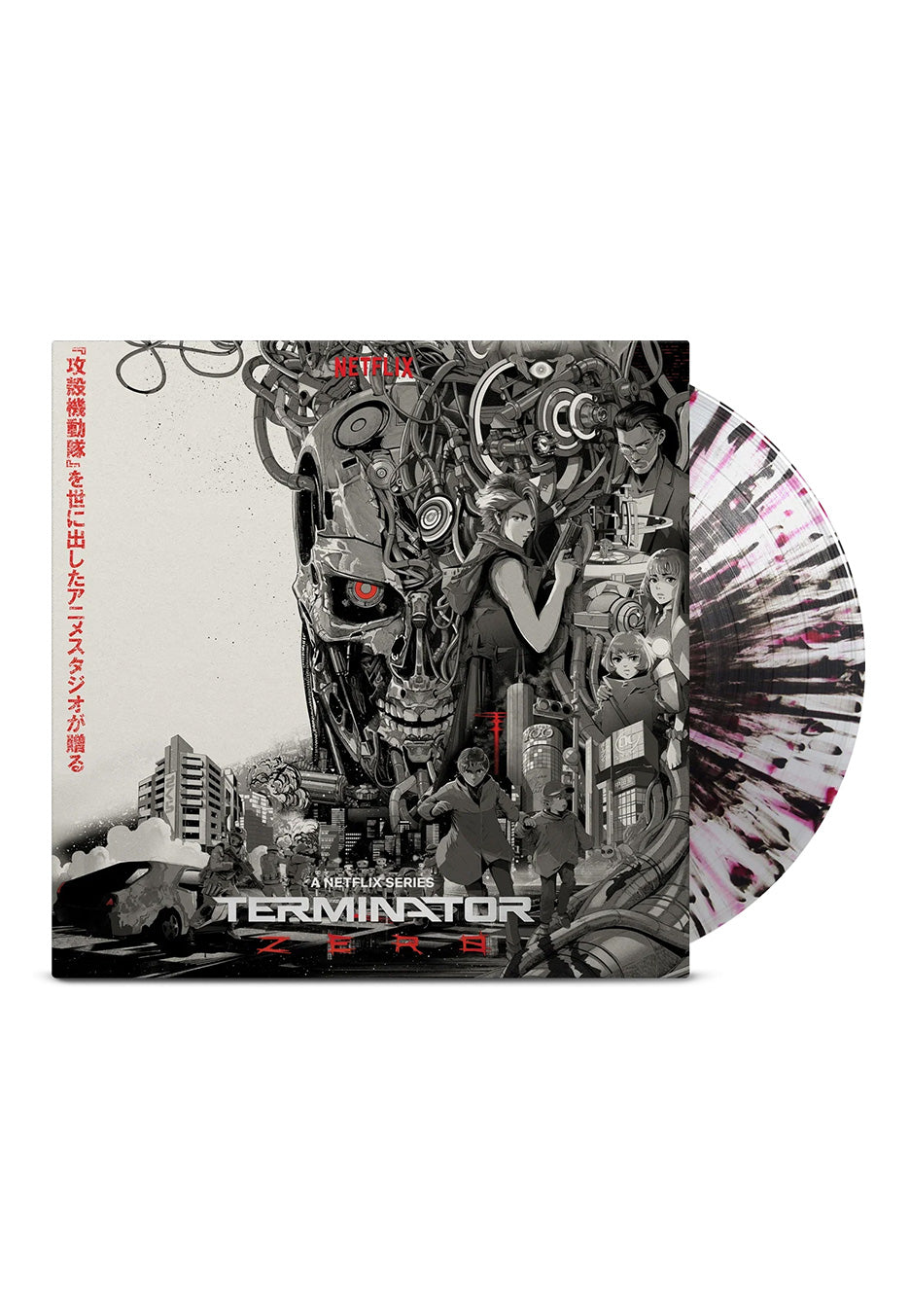 Terminator - Terminator Zero OST Ltd. Transparent w/ Black/Pink - Spla
