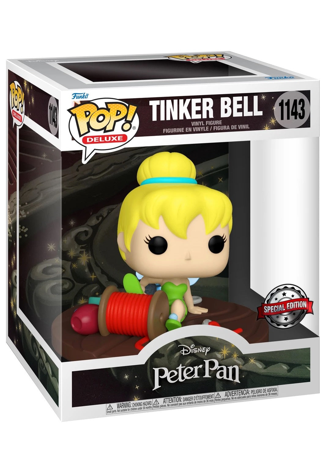 Peter Pan - Tinker Bell On Spool POP! Vinyl Deluxe - Funko Pop | Impericon