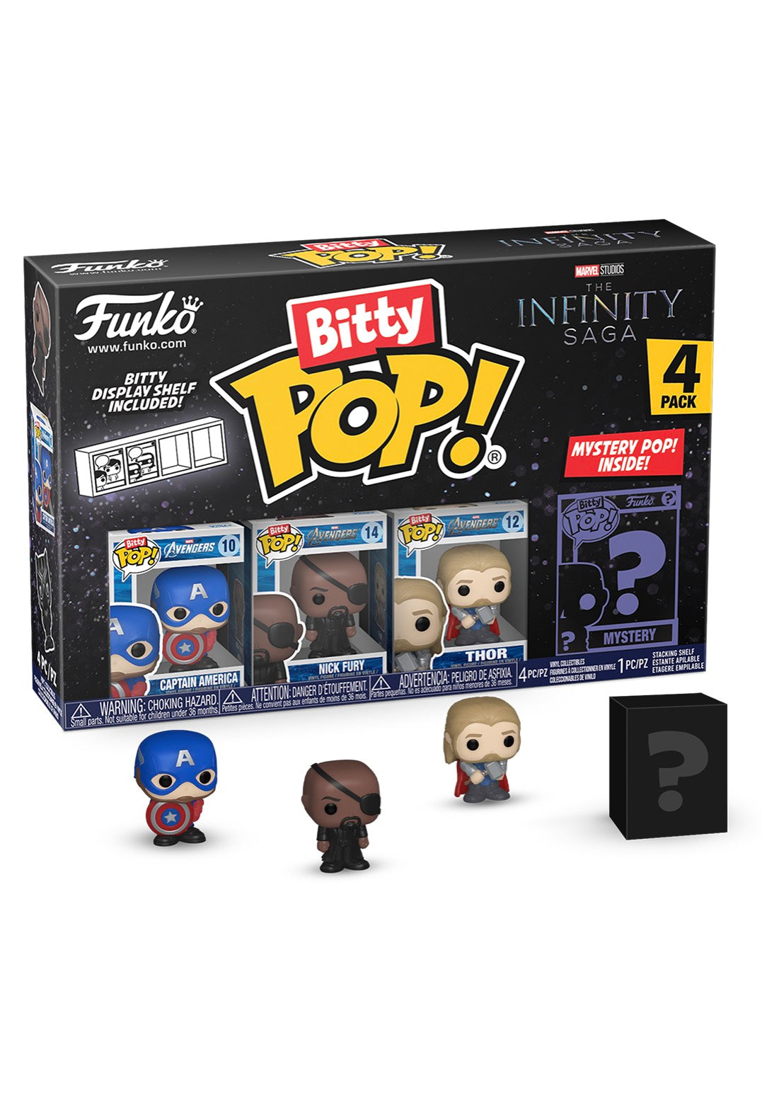 The Avengers - Captain America Bitty POP! 4PK - Funko Pop | Impericon