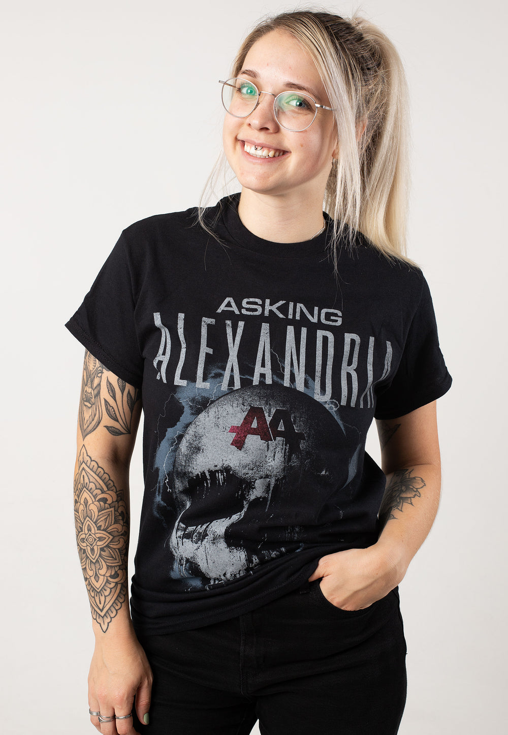 Asking Alexandria - Storm Skull - T-Shirt | Impericon