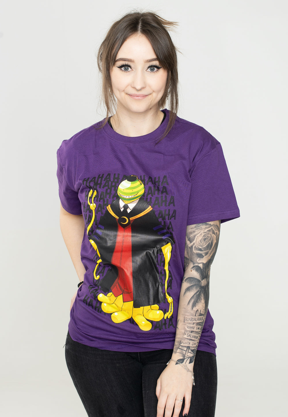 Assassination Classroom - Koro Sensei Laughing Purple - T-Shirt | Impericon
