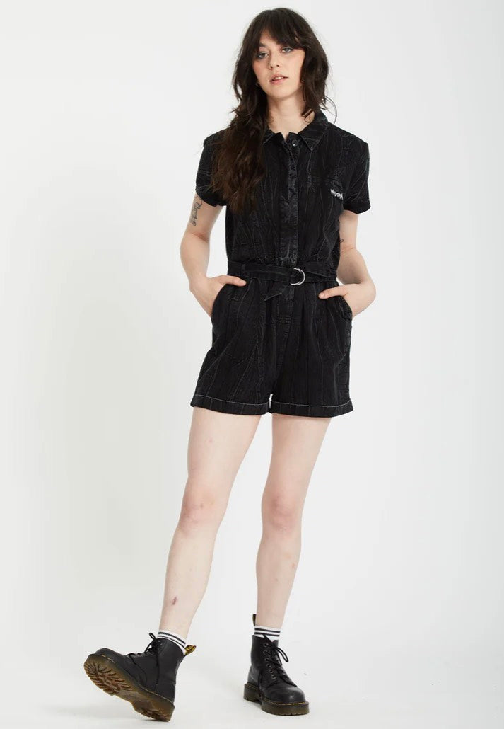 Volcom - Asphalt Black Marble Wash - Jumpsuit | Impericon