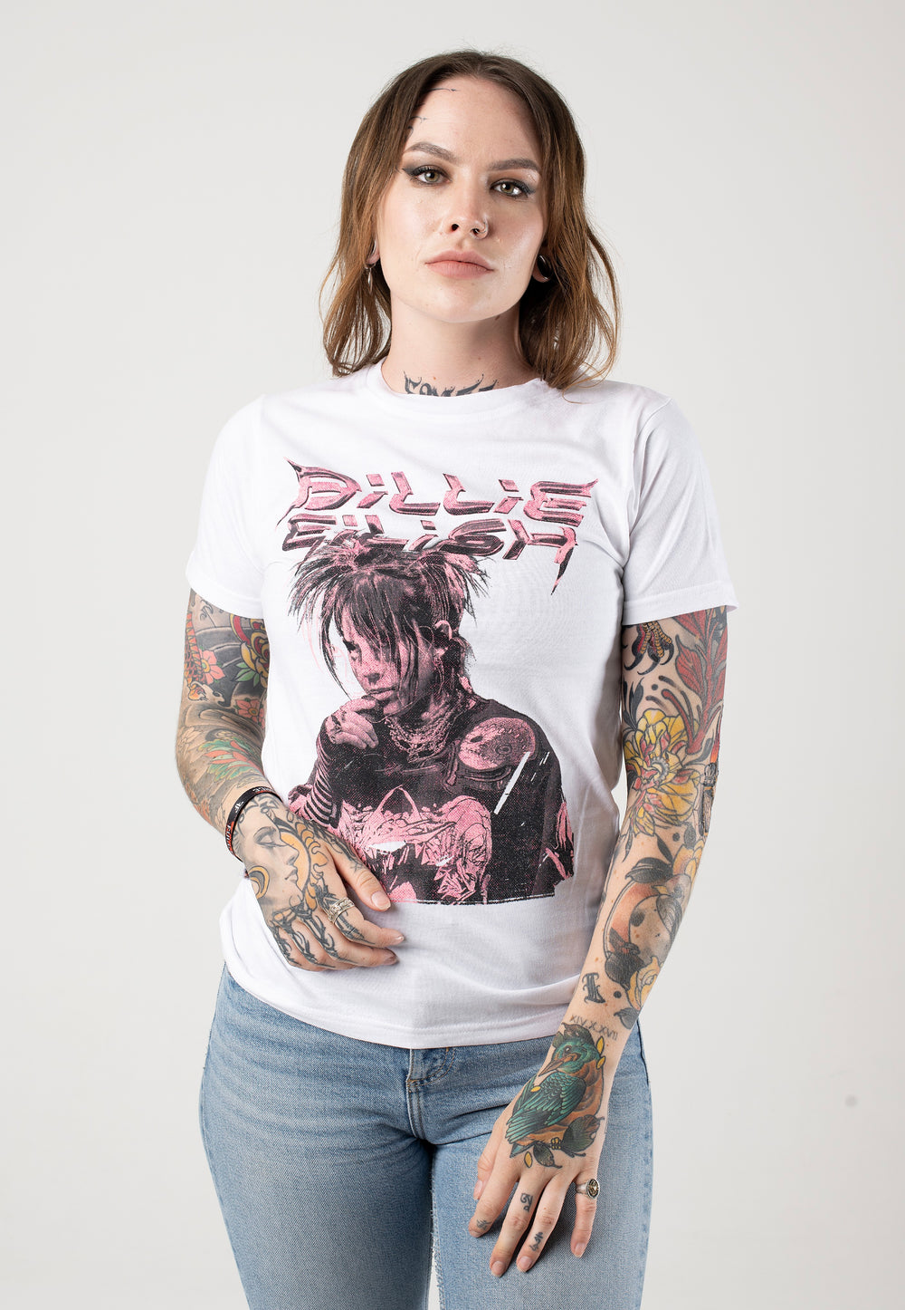 Billie Eilish - Purple Illustration - T-Shirt | Impericon
