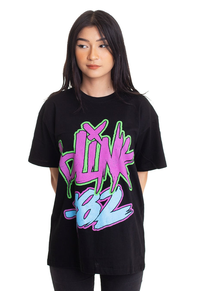 Blink 182 - Neon Logo - T-Shirt | Impericon