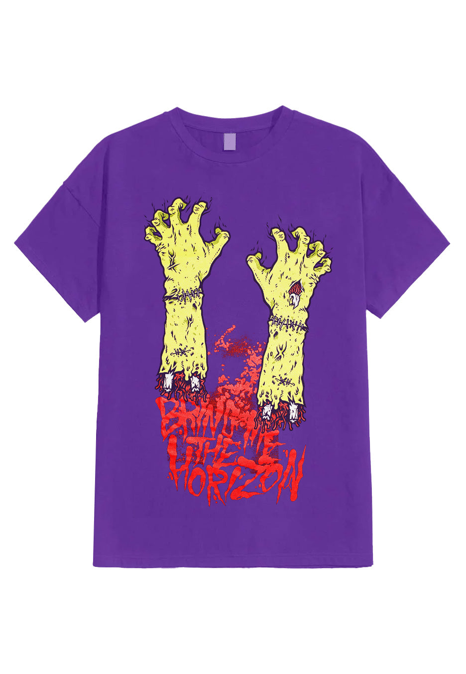 Bring Me The Horizon - Zombie Hands Purple - T-Shirt | Impericon