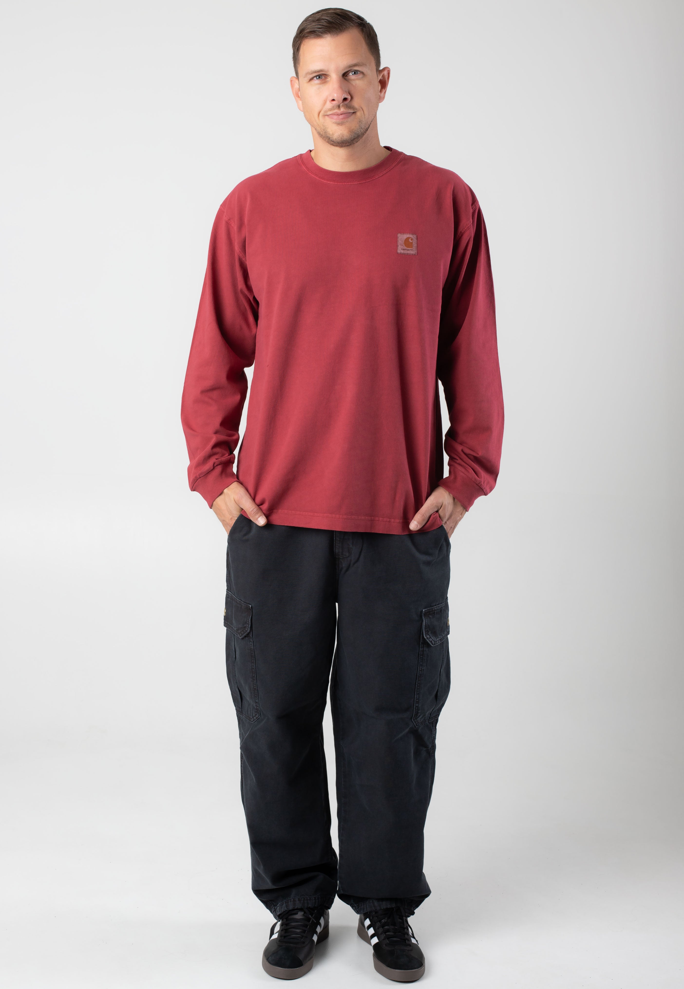 Carhartt WIP - Vista Garment Dyed Scarlet - Longsleeve | Impericon