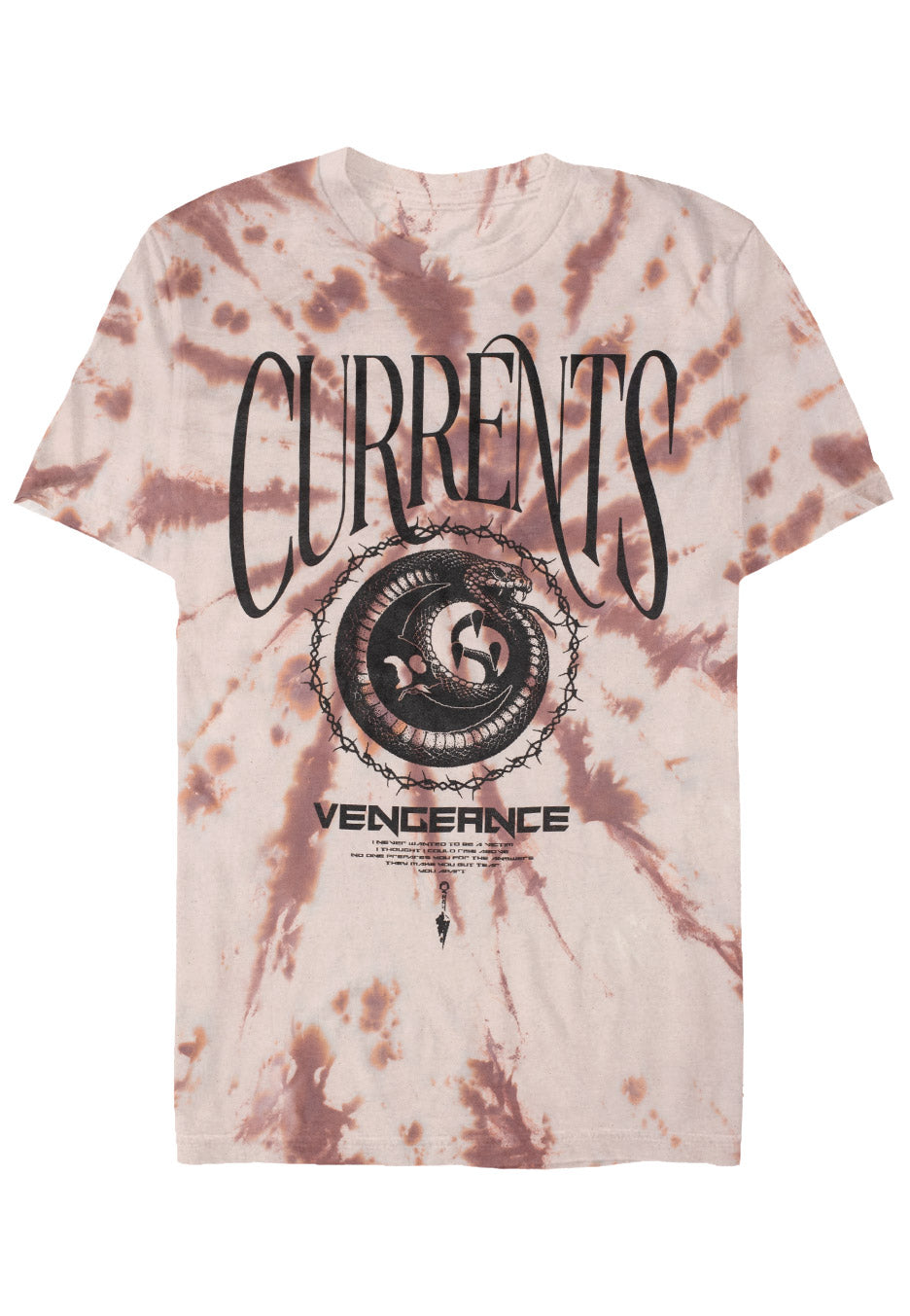 Currents - Vengeance Cream Tie Dye - T-Shirt | Impericon