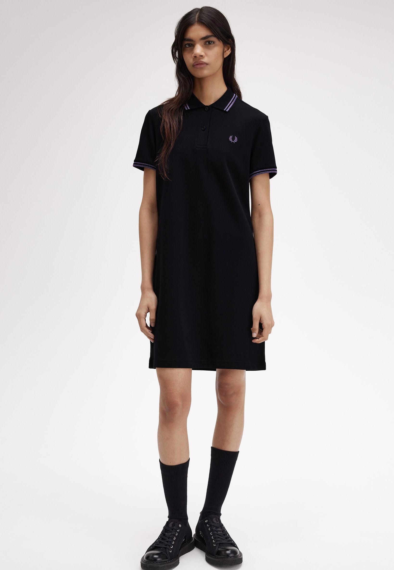 Fred Perry - Twin Tipped Black/Metallic Ultra Violet/Metallic Ultra Vi