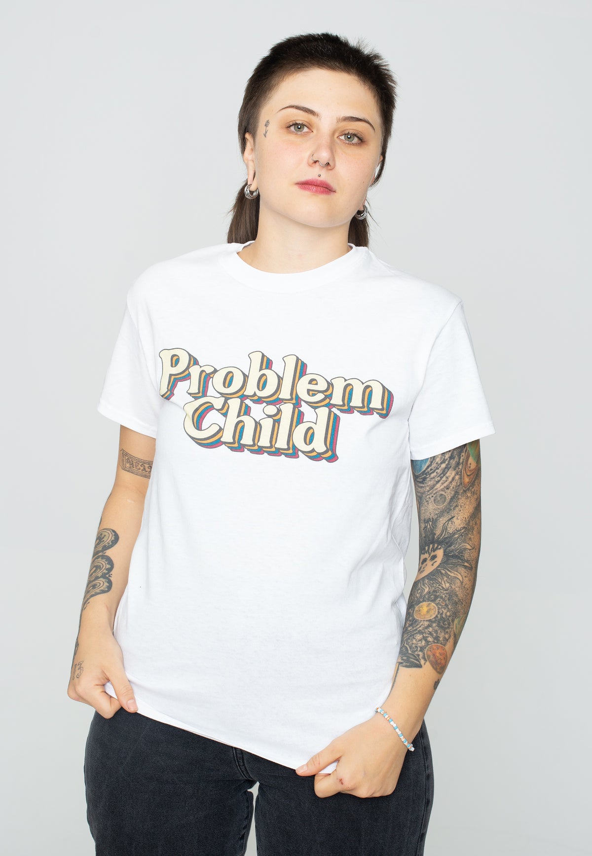Dancitee - Problem Child White - T-Shirt | Impericon