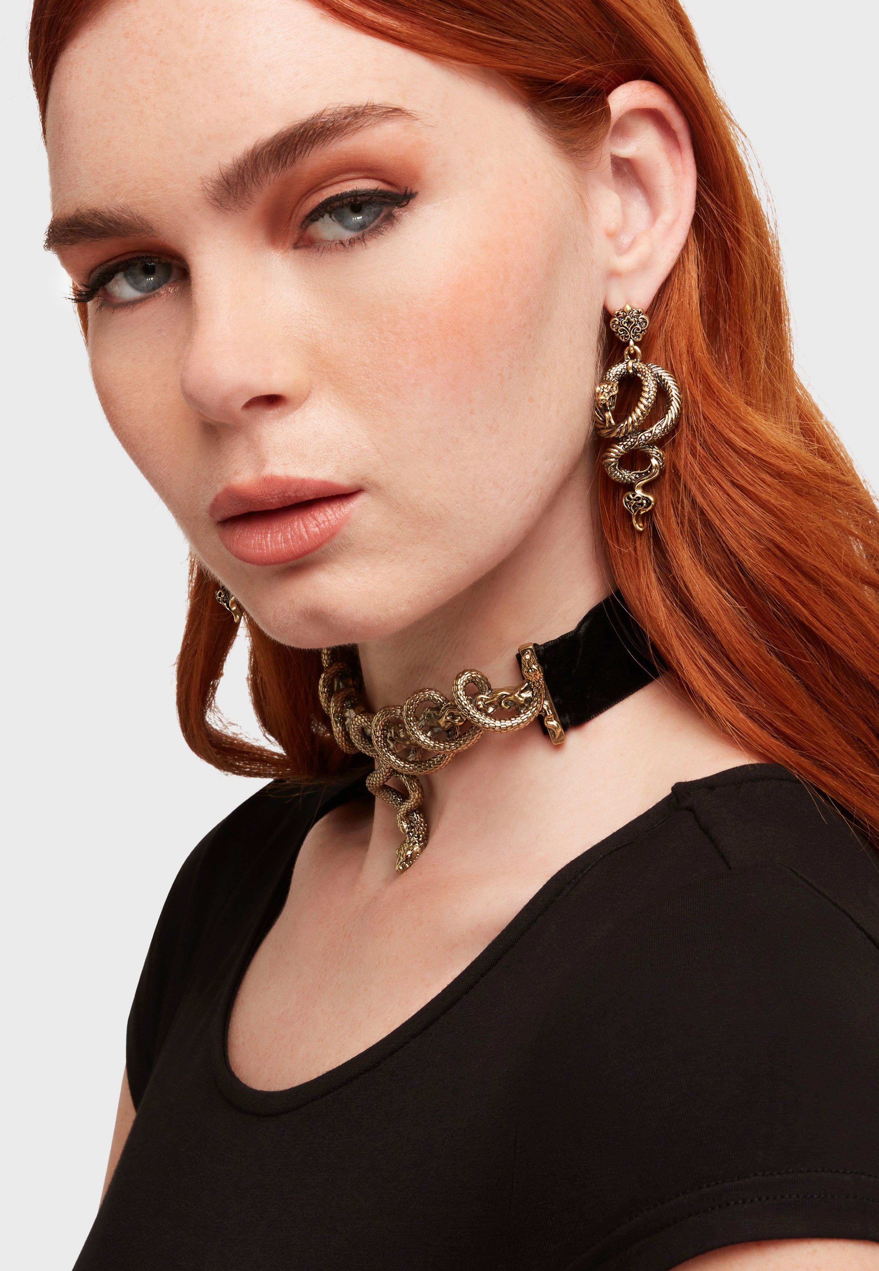 Killstar - Deadly Coil Gold - Choker | Impericon