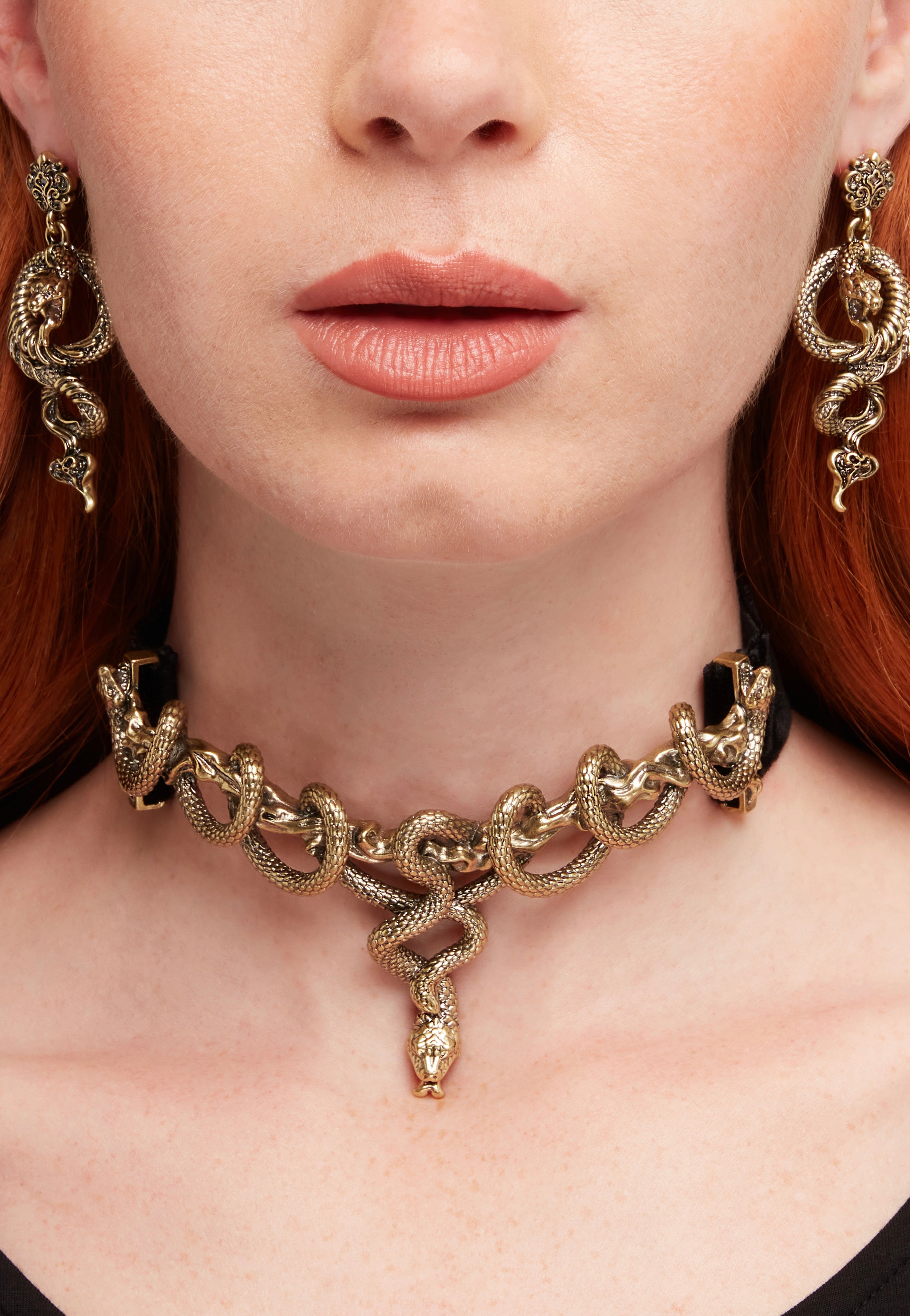 Killstar - Deadly Coil Gold - Choker | Impericon