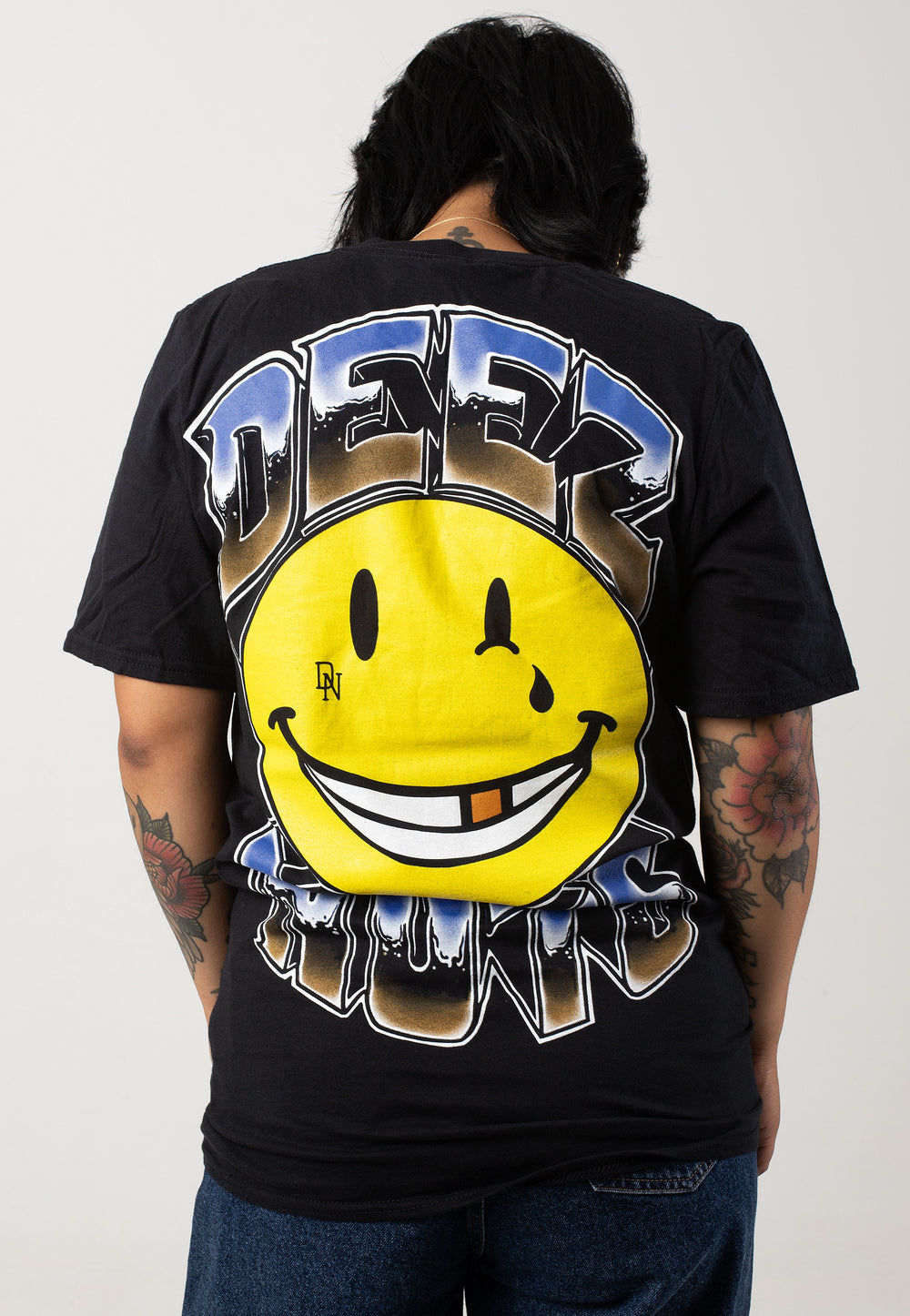 Deez Nuts - Chrome Logo Smiley - T-Shirt | Impericon