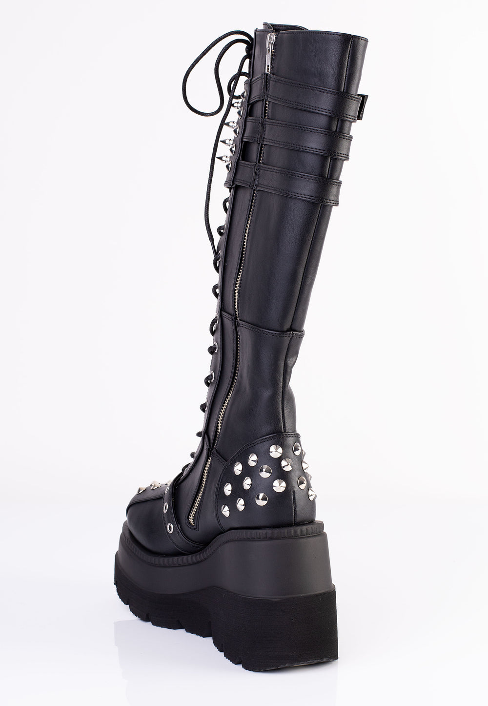 DemoniaCult Shaker 225 Black Vegan Leather - Girl Shoes | Impericon