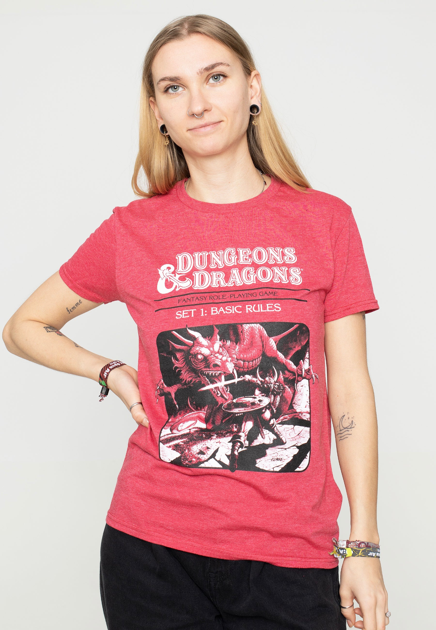 Dungeons & Dragons - Dragon Slayer Red - T-Shirt
