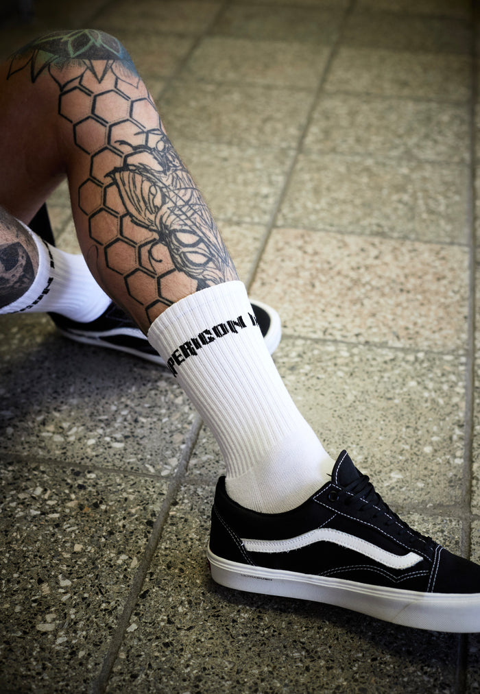 Impericon - Logo White - Socks | Impericon