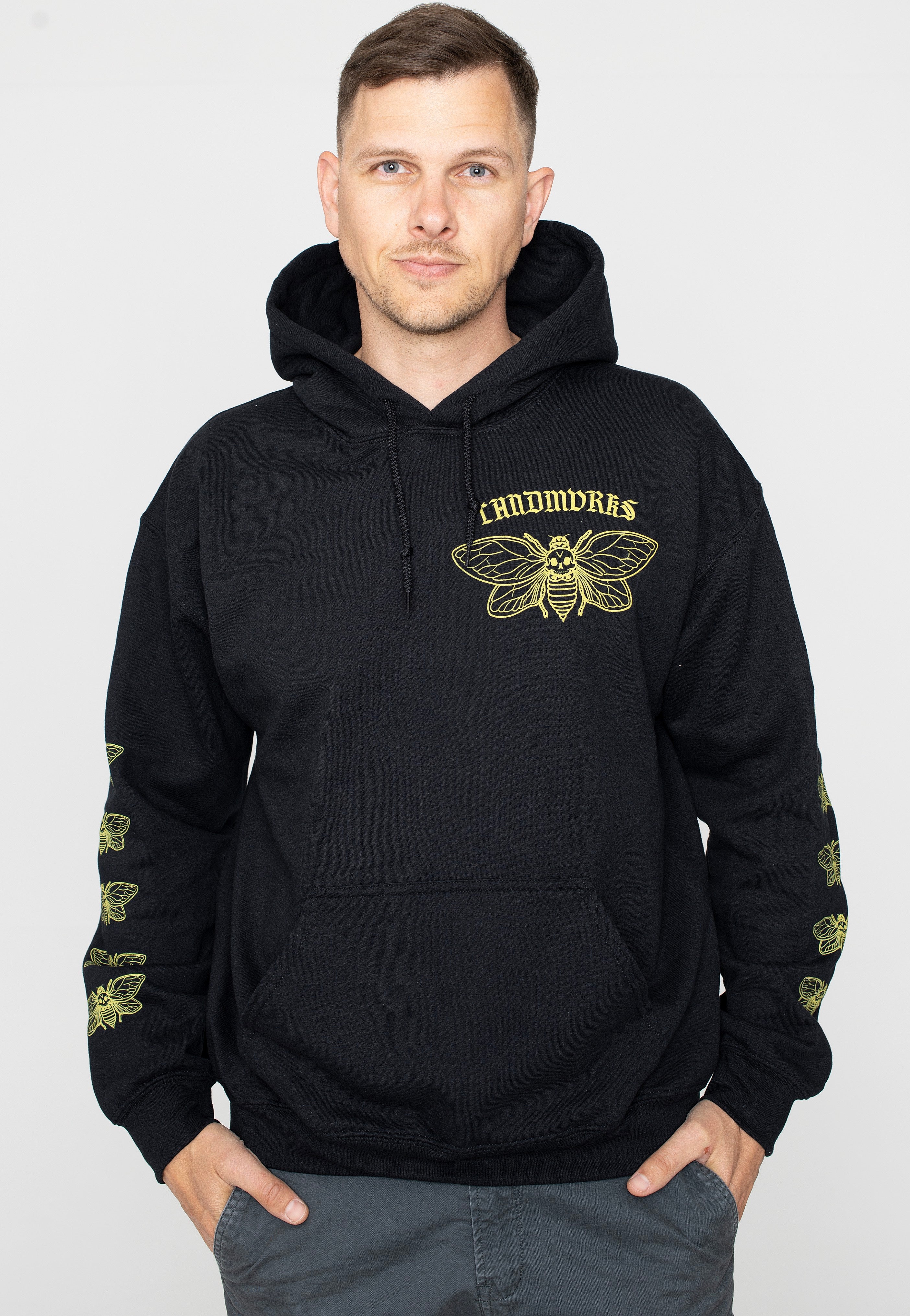 Landmvrks - Old Font Cicada Pocket - Hoodie | Impericon