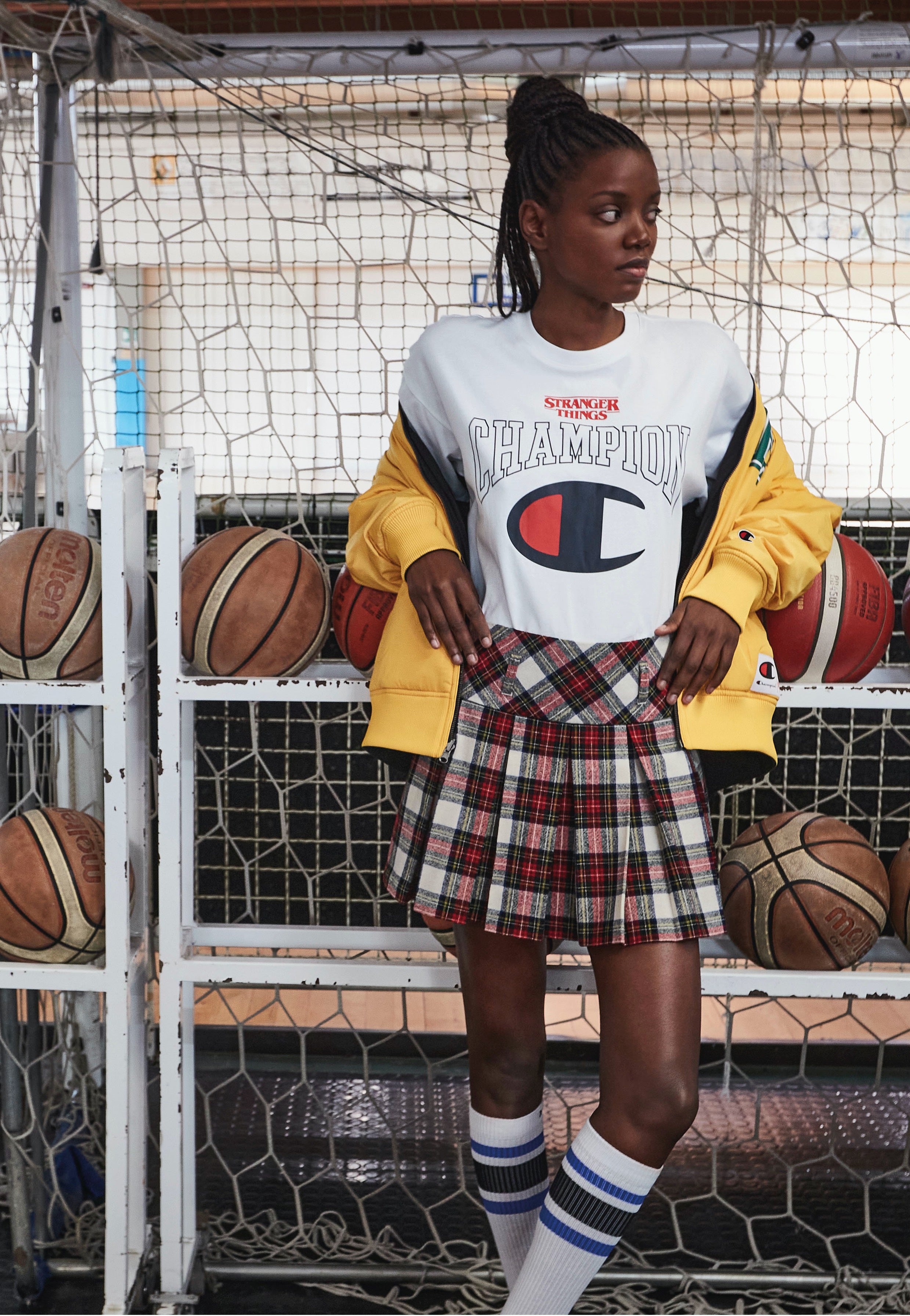 Champion x Stranger Things - Crewneck WHT - T-Shirt | Impericon