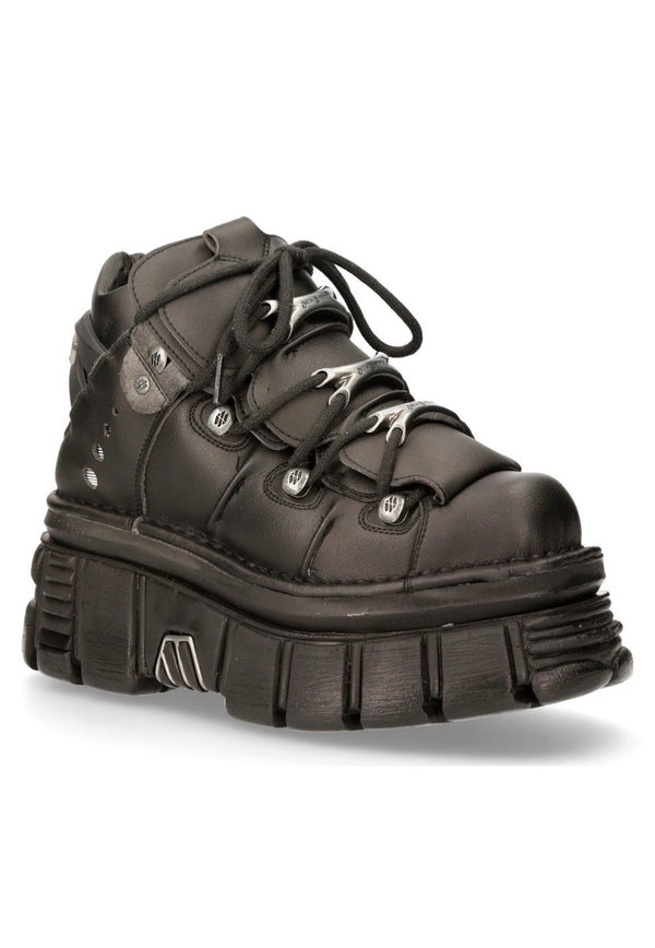 New Rock - 106 V55 Black - Girl Shoes | Impericon