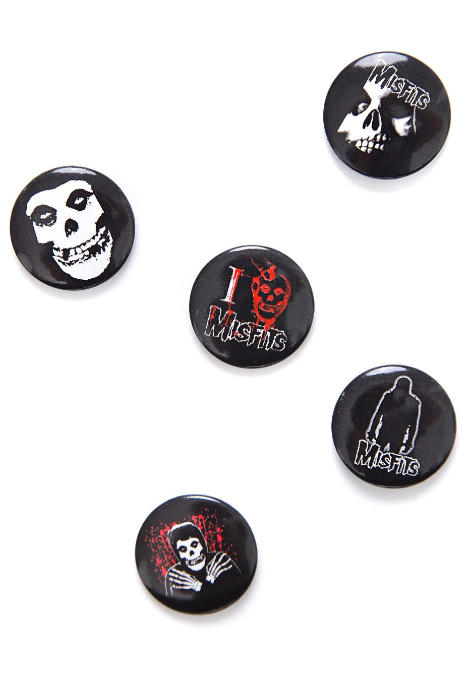 Misfits - Pack of 5 - Button Set | Impericon