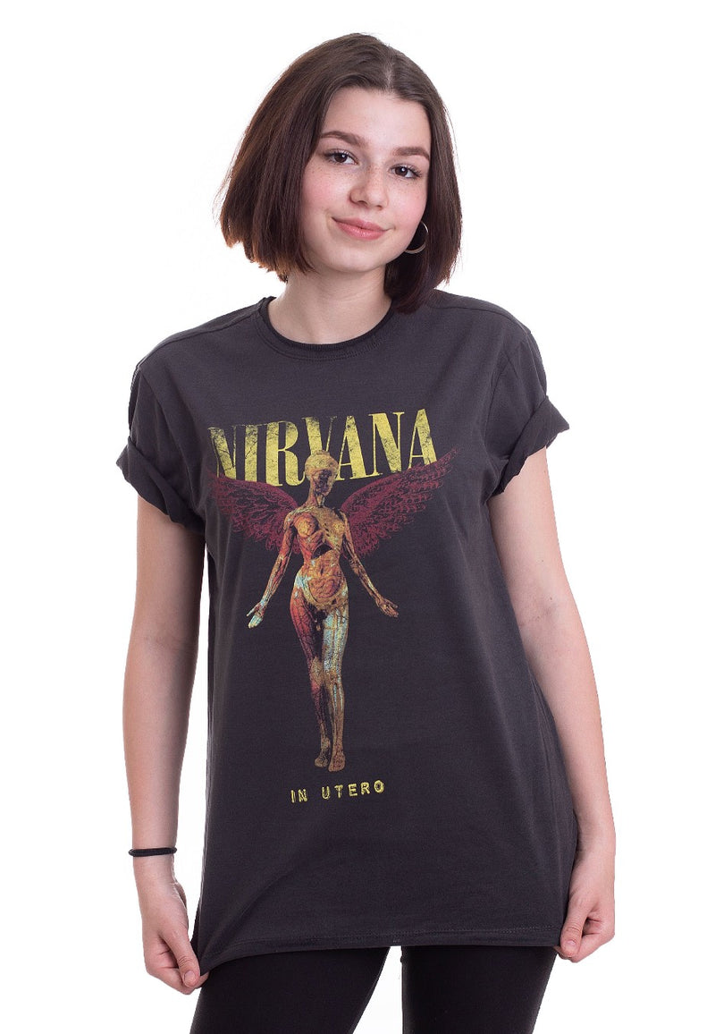 Nirvana - In Utero Charcoal - T-Shirt | Impericon