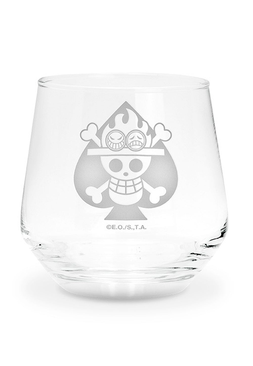 One Piece - Luffy & Ace Set Of 2 - Glass