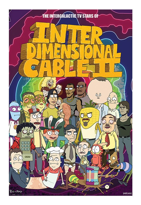 Rick And Morty - Stars of Interdimensional Cable Maxi - Poster | Impericon