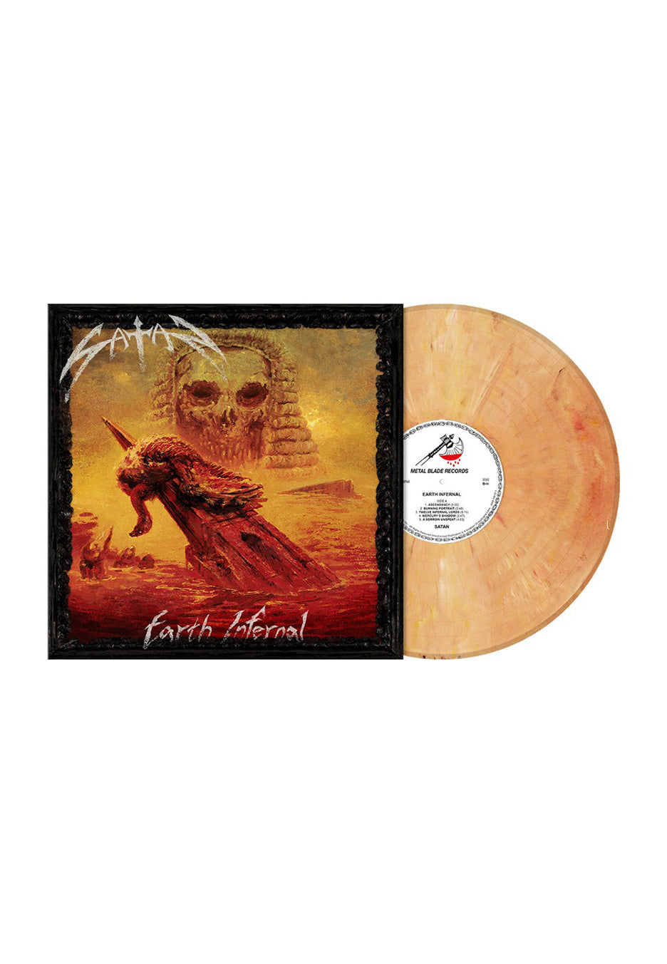 Satan - Earth Infernal Red Orange Brown - Marbled Vinyl | Impericon