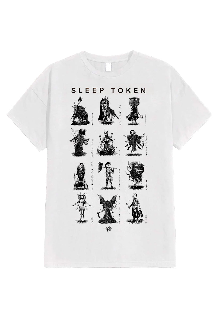 Sleep Token - Chart White - T-shirt | Impericon