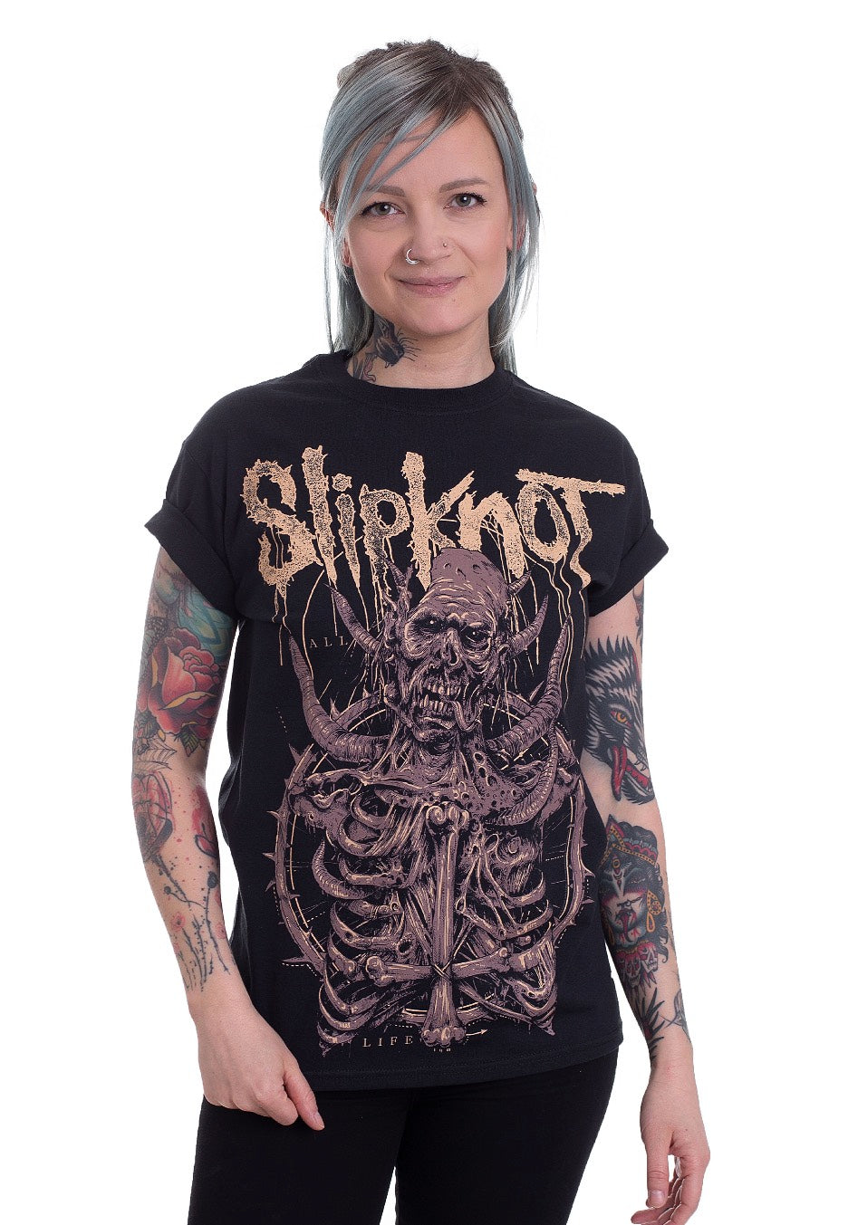Slipknot - All Out Life Skeleton - T-Shirt | Impericon EN