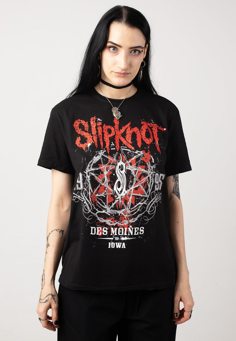 Slipknot - Des Moines Charcoal - T-Shirt | Impericon
