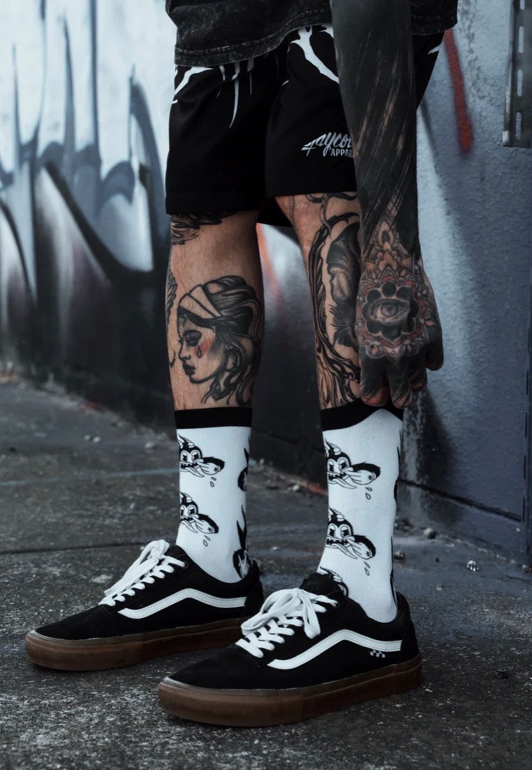 Stay Cold Apparel - Spitting Evil White - Socks | Impericon