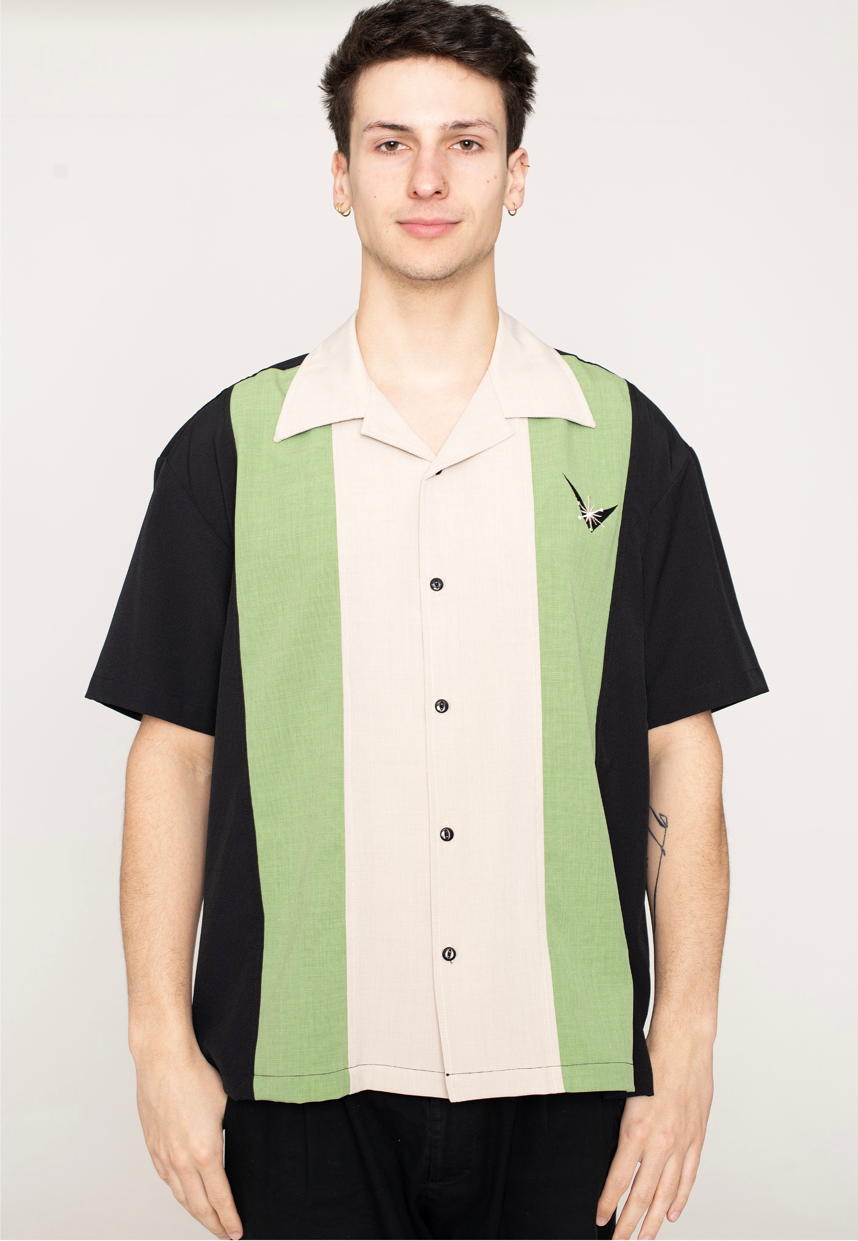 Steady Clothing - Atomic Mad Men Black/Apple/Stone - Hemd | Impericon