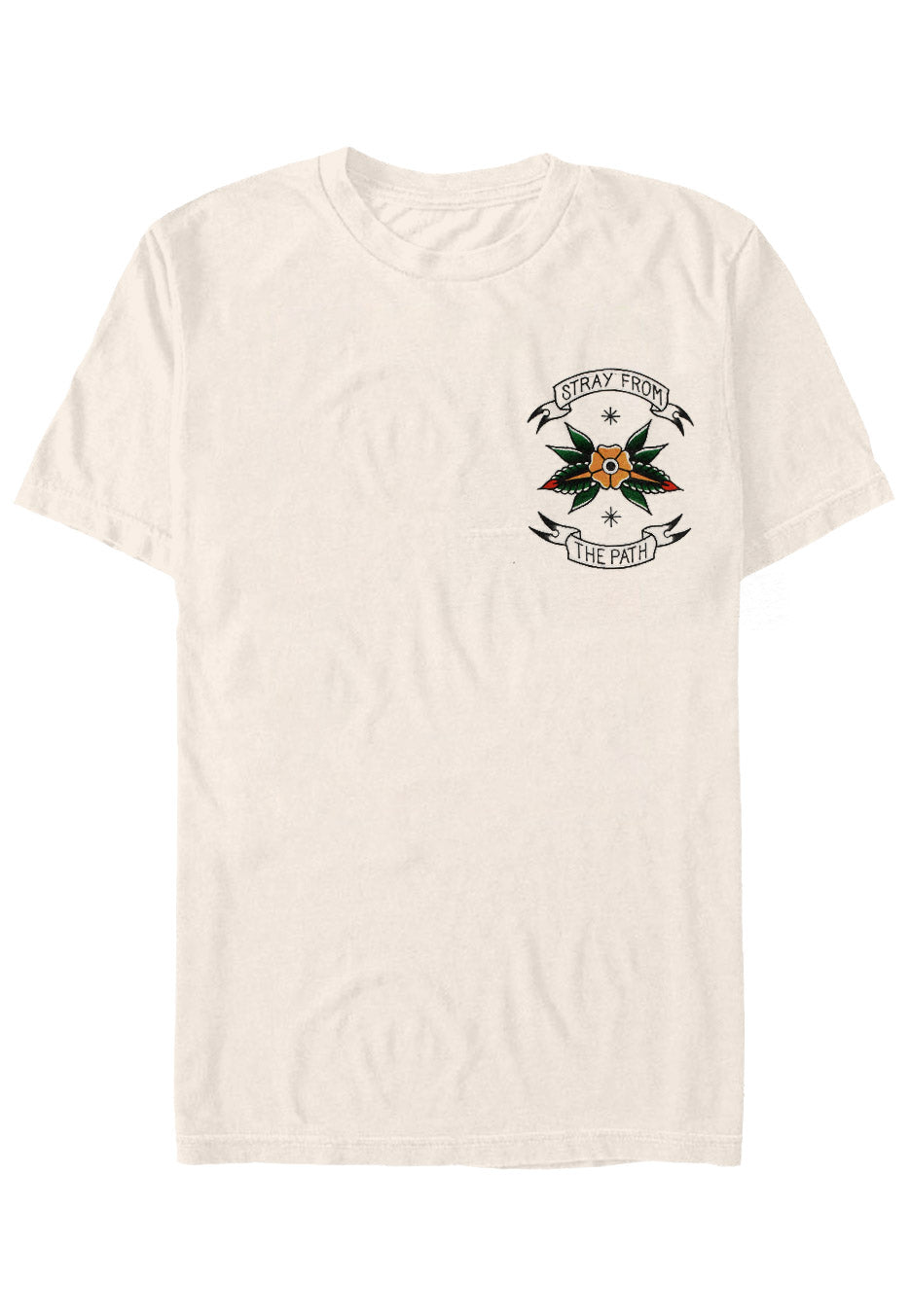 Stray From The Path Tattoo Lighthouse Natural - T-Shirt | Impericon