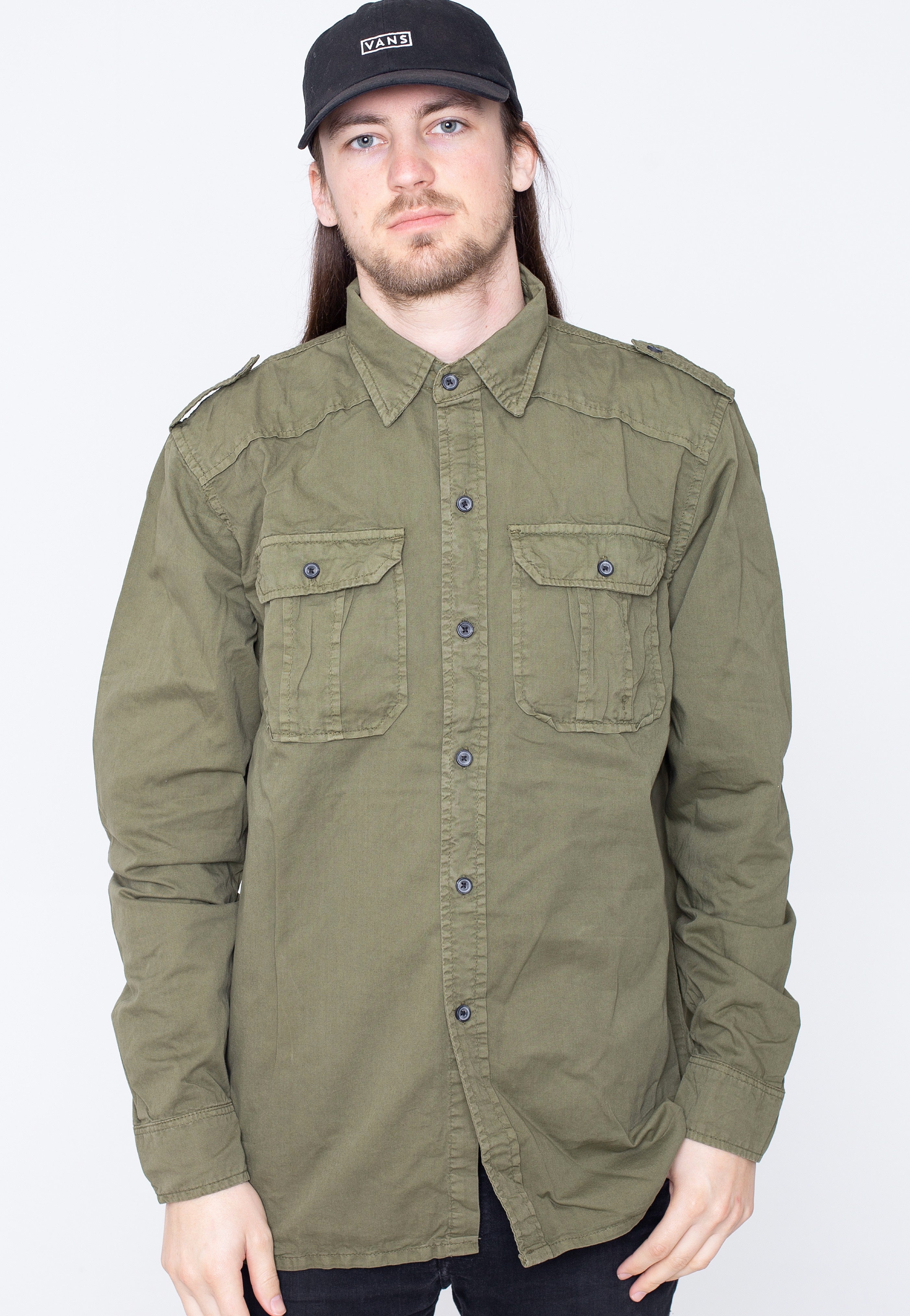 Surplus - M65 Basic Long Arm Olive - Shirt | Impericon