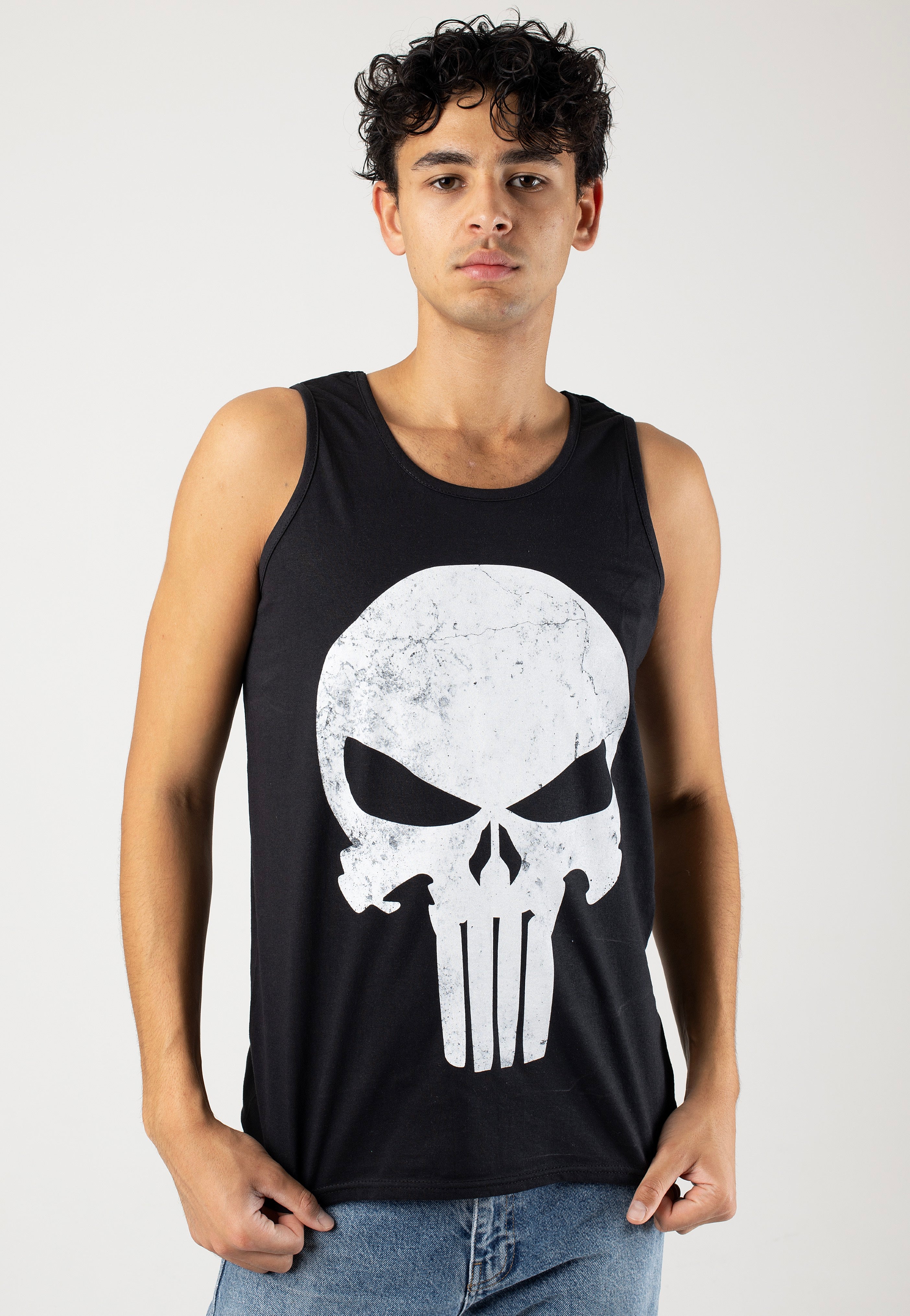 The Punisher - Distressed Skull - Tank | Impericon