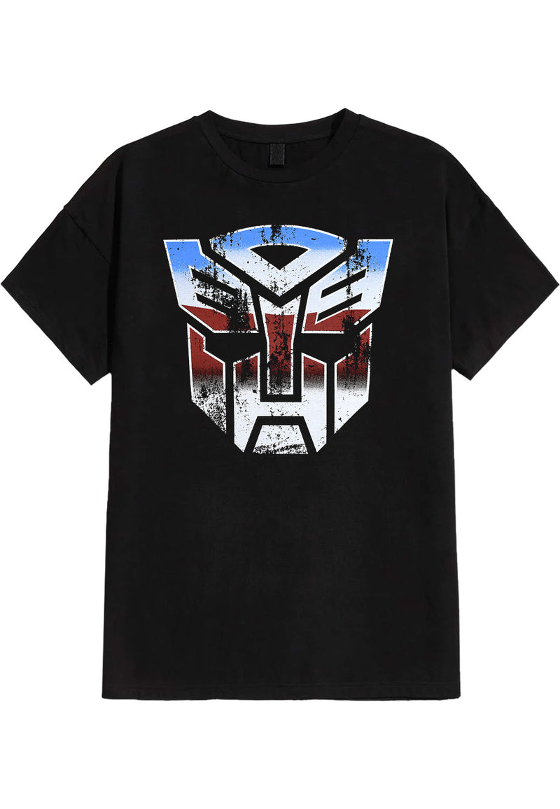 Transformers - Distressed Autobot Shield - T-Shirt | Impericon