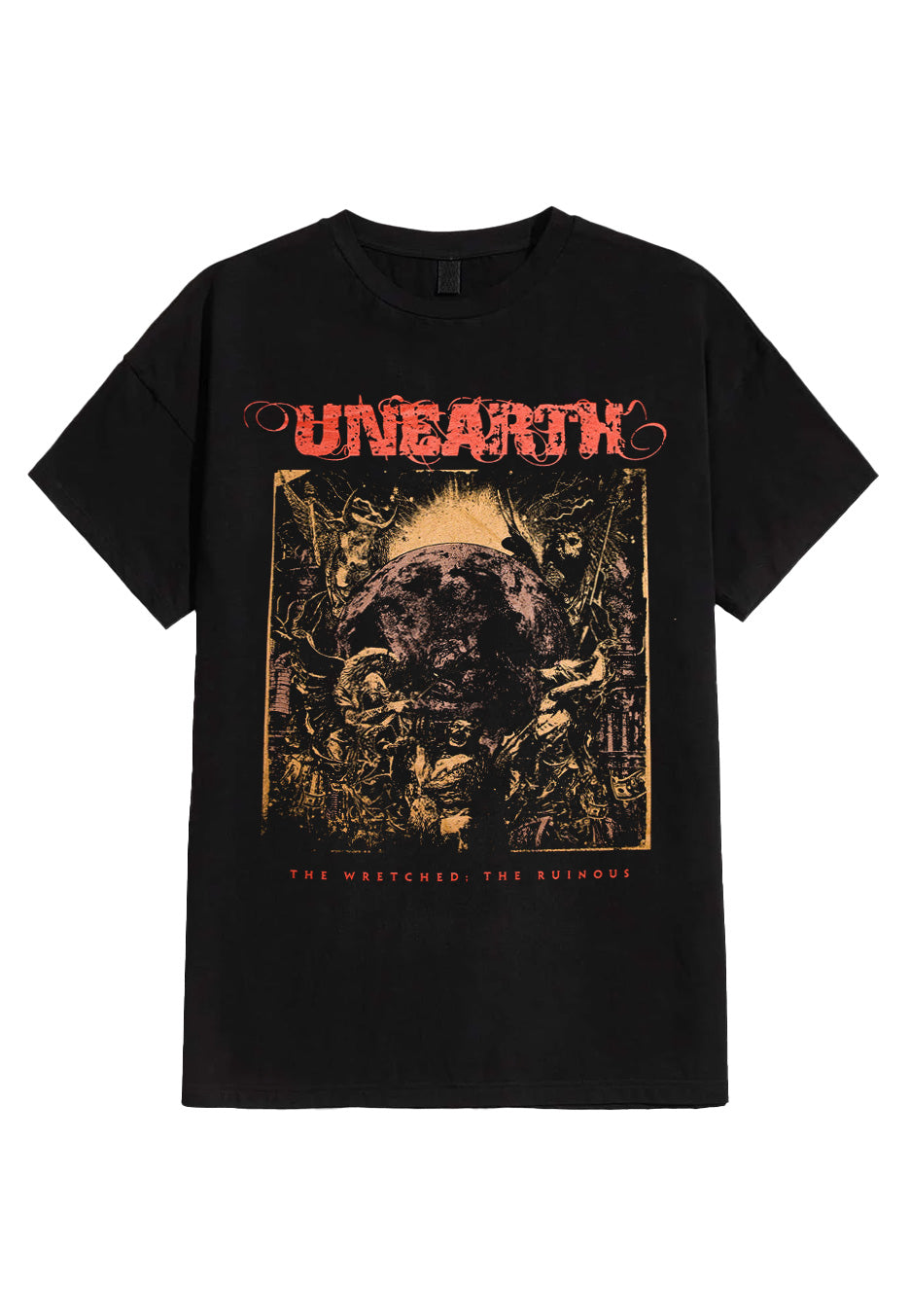 Unearth - The Wretched The Ruinous Album Cover - T-Shirt | Impericon