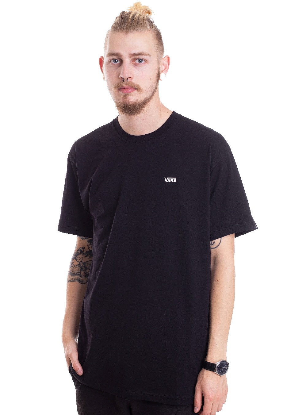 Vans - Left Chest Logo Black/White - T-Shirt | Impericon