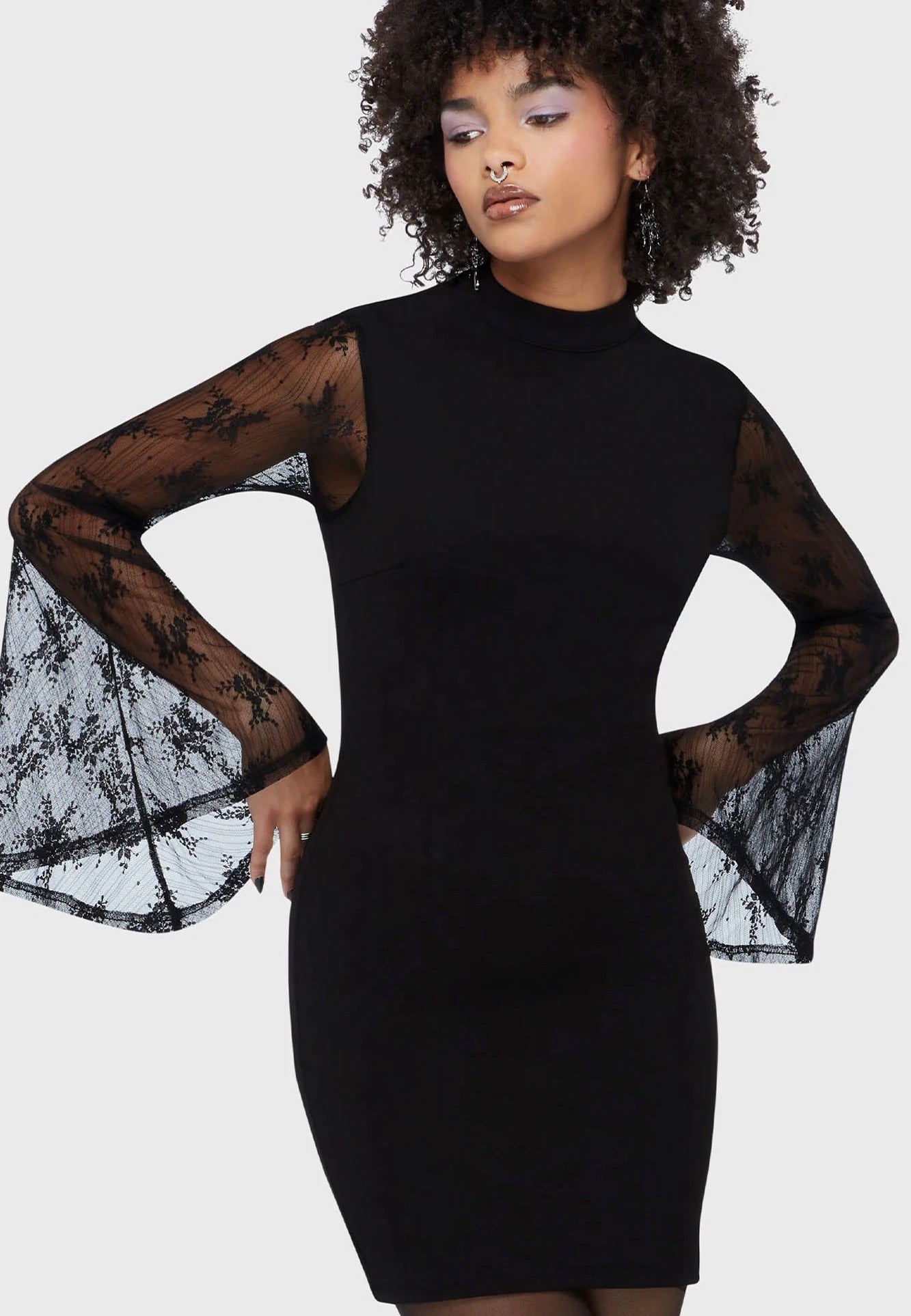 Killstar - Willow's Whim Mini Black - Robe