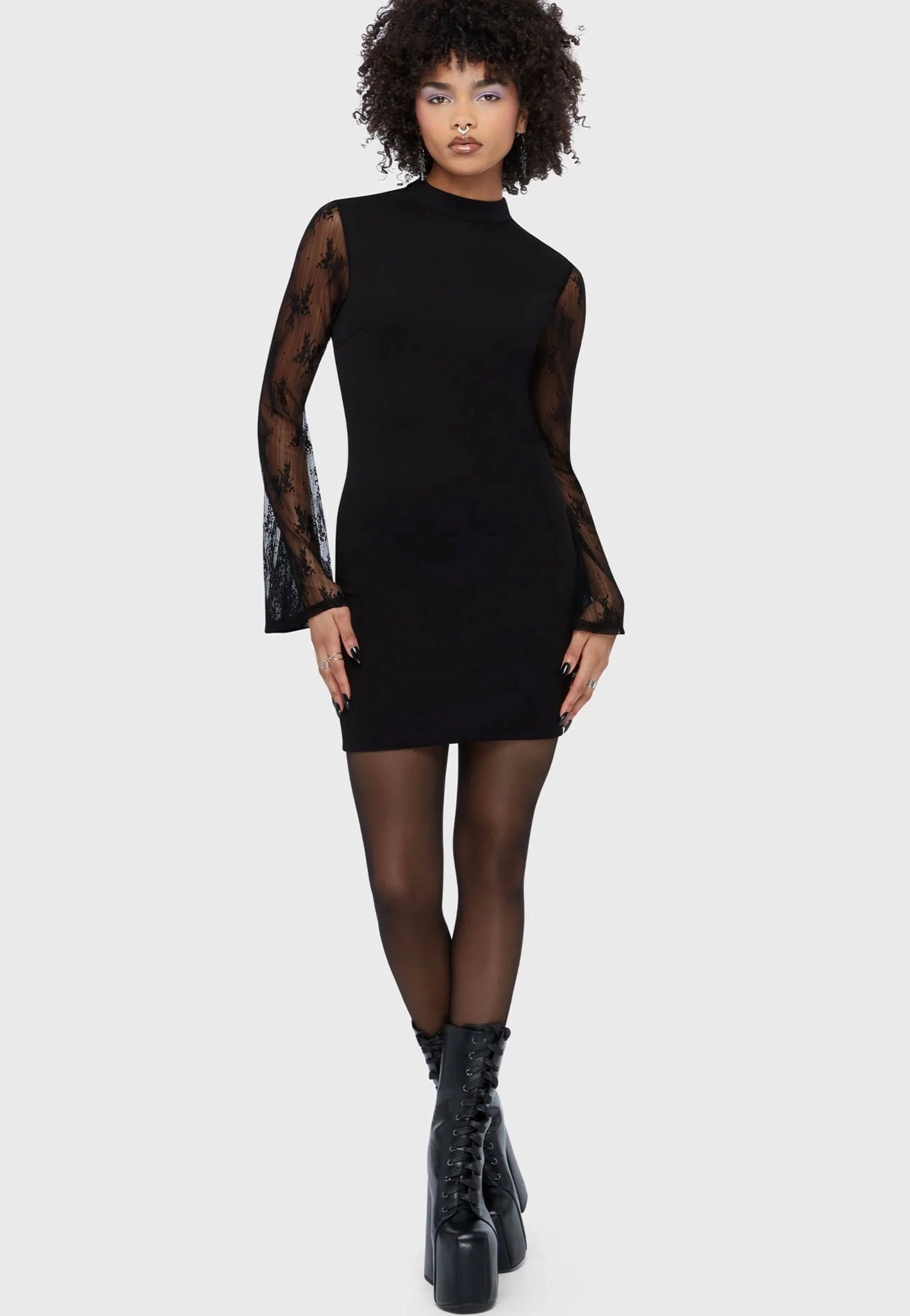 Killstar - Willow's Whim Mini Black - Robe