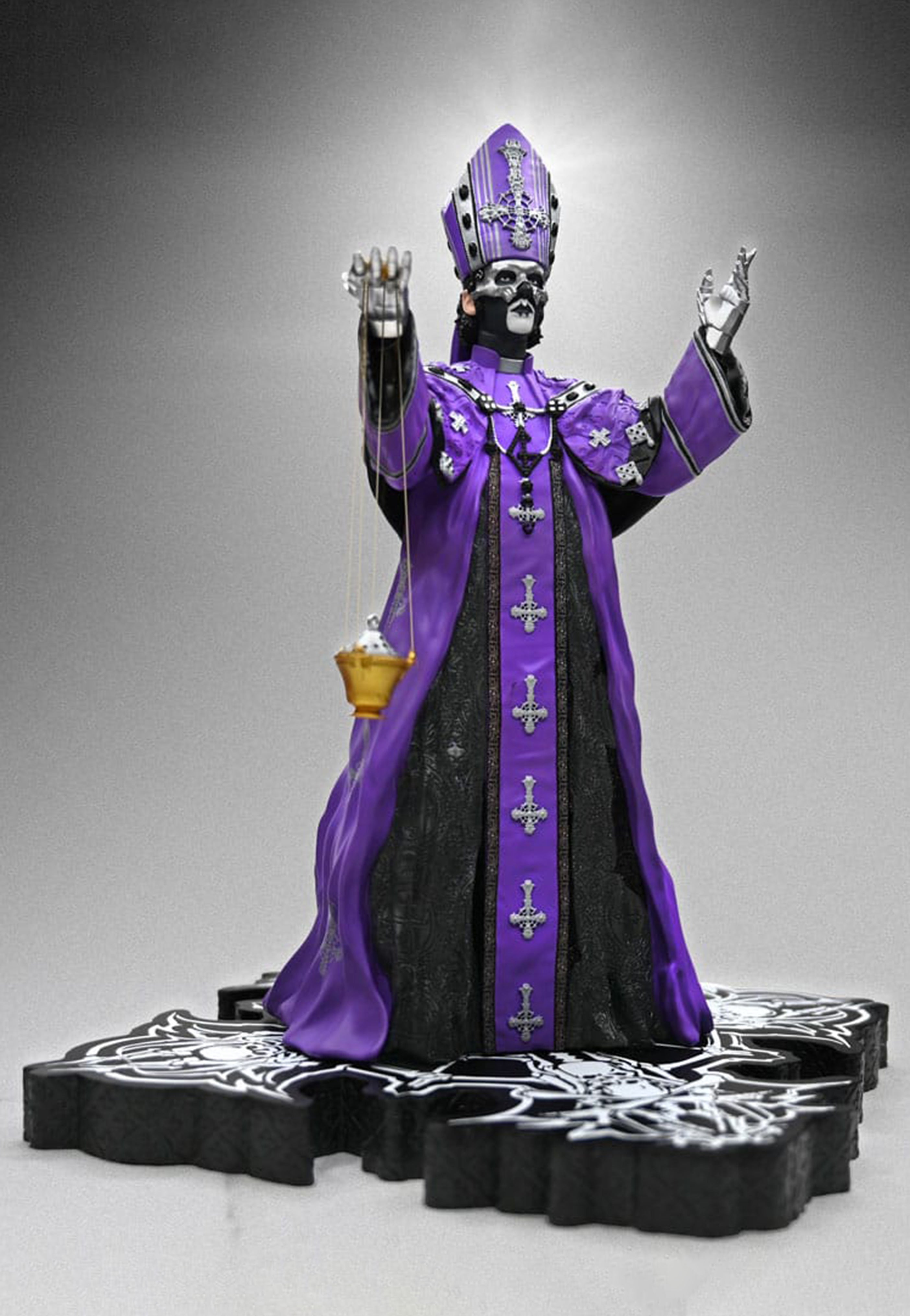 Ghost - Papa V Perpetua Purple Robes Rock Iconz - Estatua | Impericon